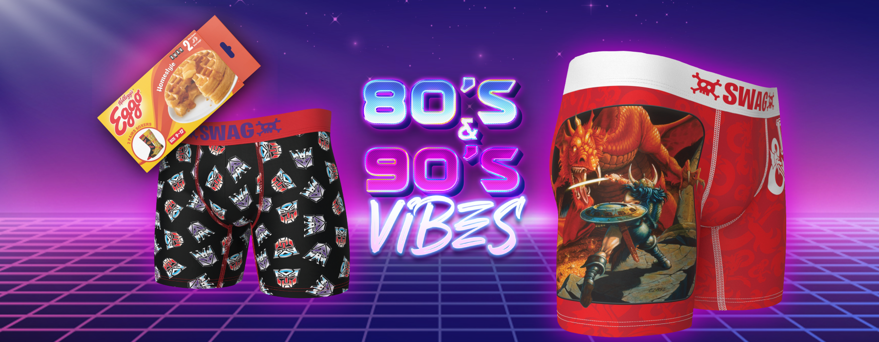 80's and 90's Vibes – SWAG Boxers