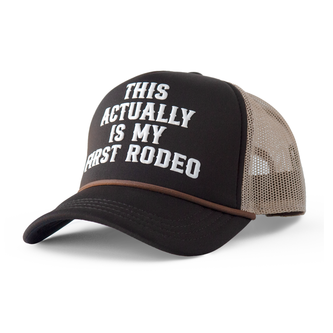 “This Actually Is My First Rodeo” Trucker Cap – SWAG Boxers