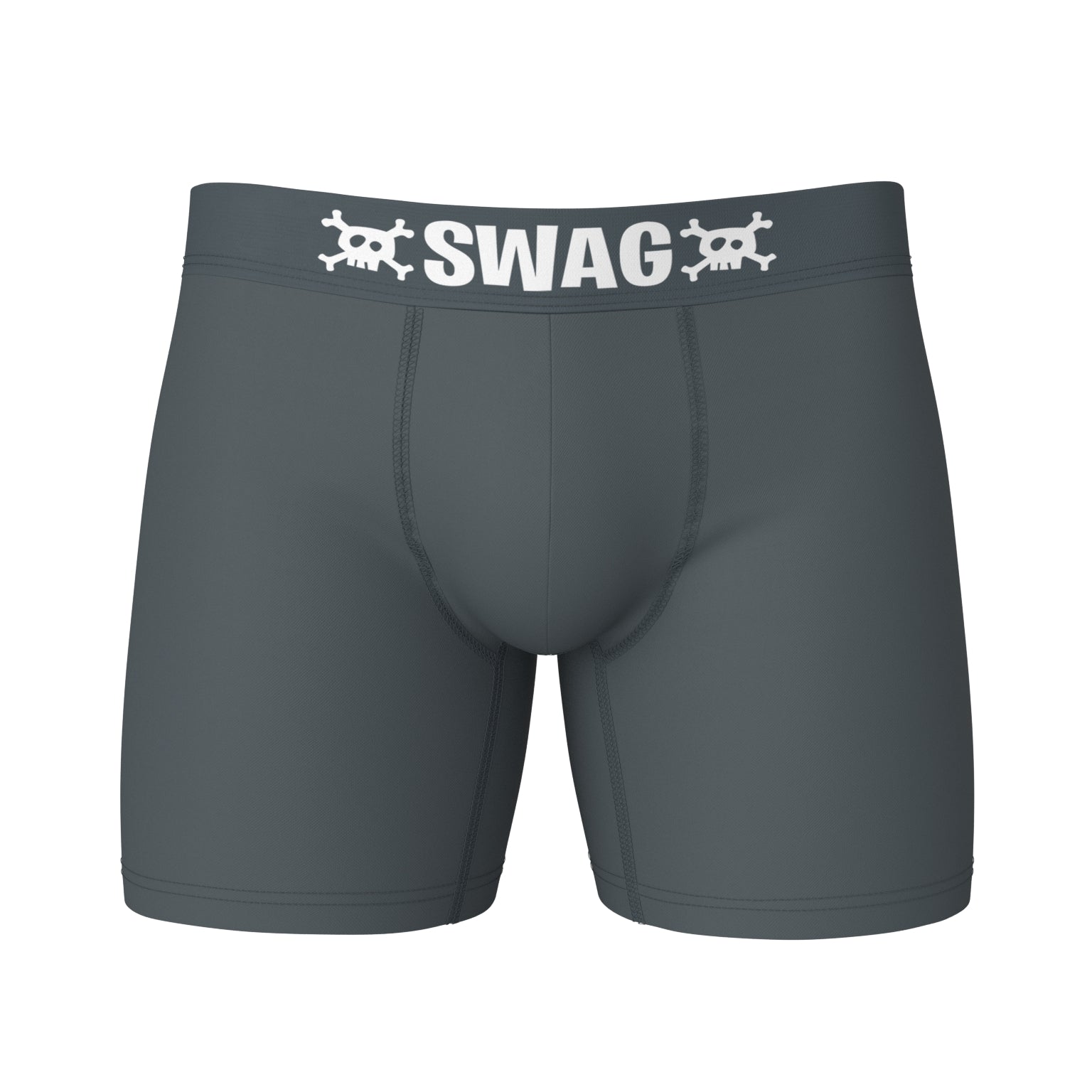 SWAG UnBasics® - Solid Gray Boxers – SWAG Boxers